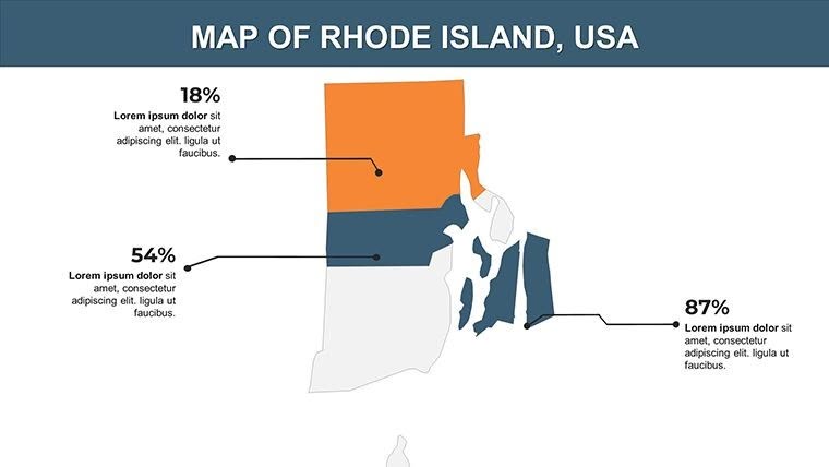 Rhode Island USA Keynote map template
