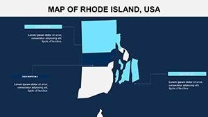 Rhode Island USA Keynote map template