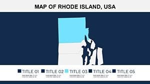 Rhode Island USA Keynote map template