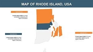 Rhode Island USA Keynote map template