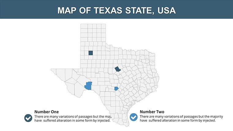 Texas USA Keynote Maps | Download High-Quality Presentation Templates