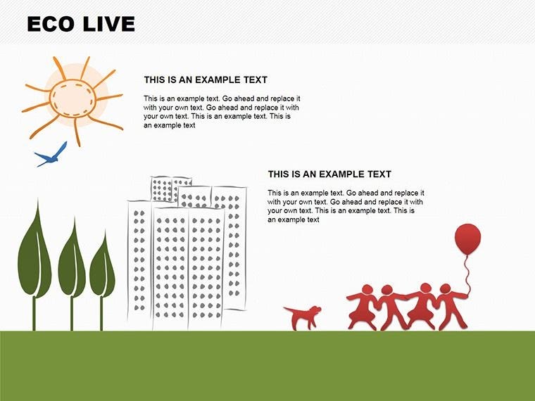 Eco Live Keynote shapes Templates