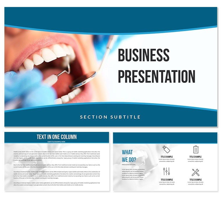Dentist Dental Sealing Keynote Themes ImagineLayout