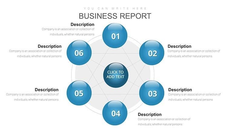 Connected Balls PowerPoint Charts | Download Presentation Template