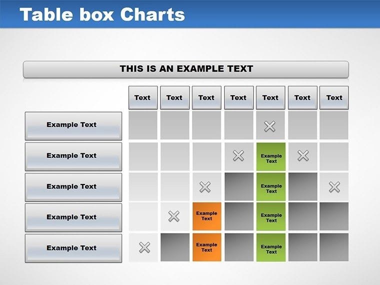 Table Box 2 PowerPoint Charts Template Presentation