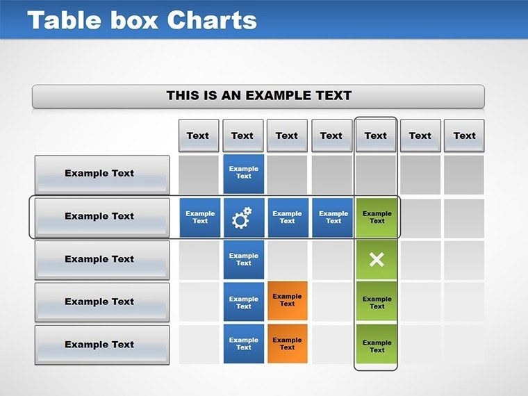 Table Box 2 PowerPoint Charts Template Presentation