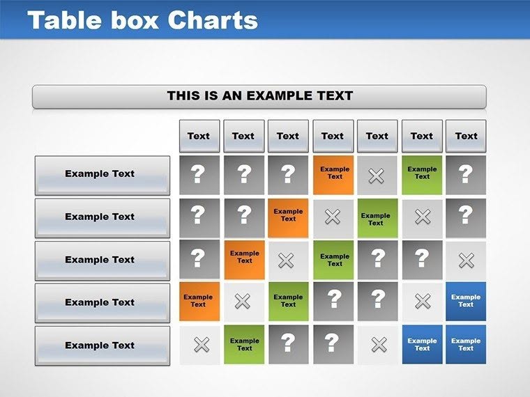 Table Box 2 PowerPoint Charts Template Presentation