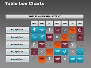 Table Box 2 PowerPoint Charts Template Presentation