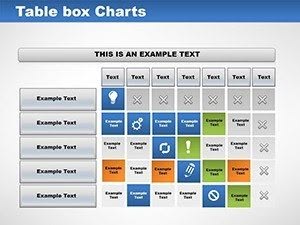 Table Box 2 PowerPoint Charts Template Presentation