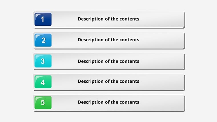 Free Content Overview PowerPoint Charts Template: Download Presentation