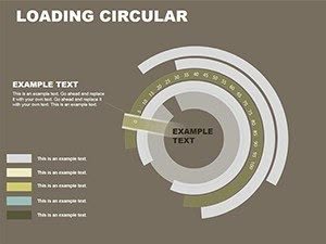 Loading Circular PowerPoint Charts Template Presentation