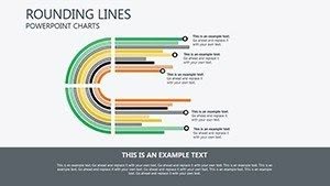 Rounding Lines PowerPoint Charts | Template Presentation