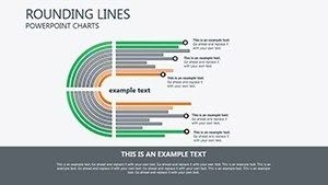 Rounding Lines PowerPoint Charts | Template Presentation