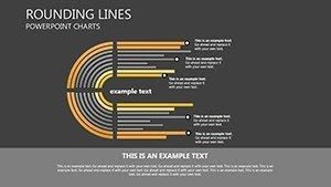 Rounding Lines PowerPoint Charts | Template Presentation