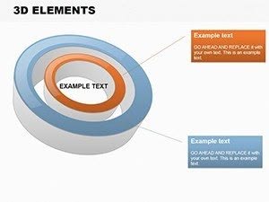 3D Elements PowerPoint Charts Template: Download PPTX Presentation