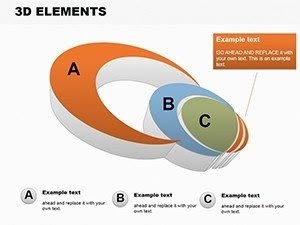 3D Elements PowerPoint Charts Template: Download PPTX Presentation