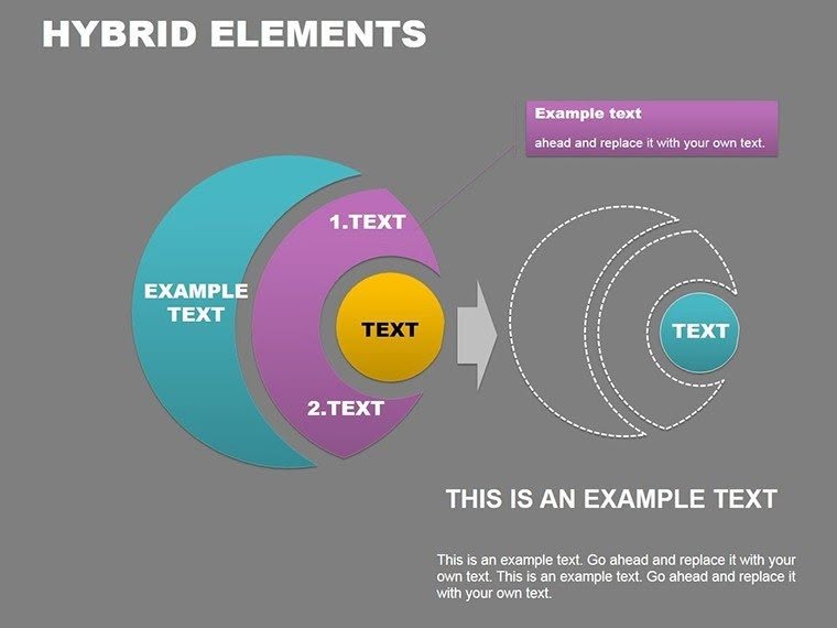 Hybrid Elements PowerPoint Charts | Presentation Template