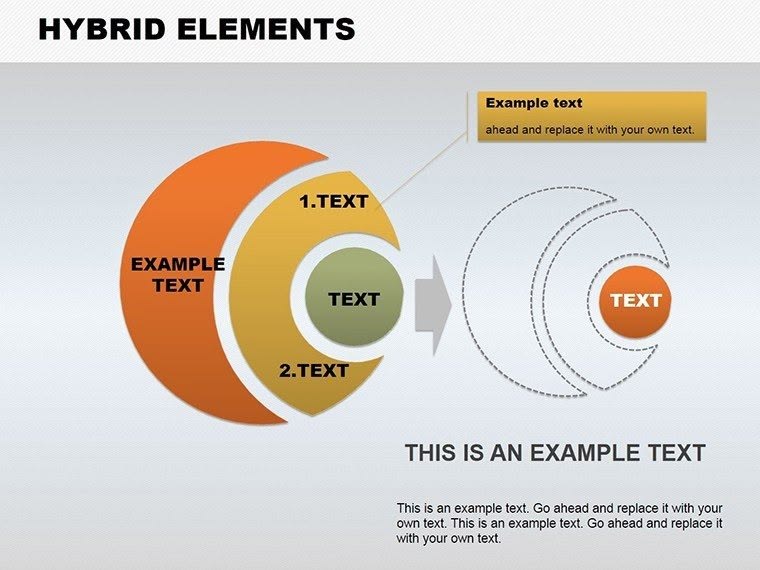 Hybrid Elements PowerPoint Charts | Presentation Template