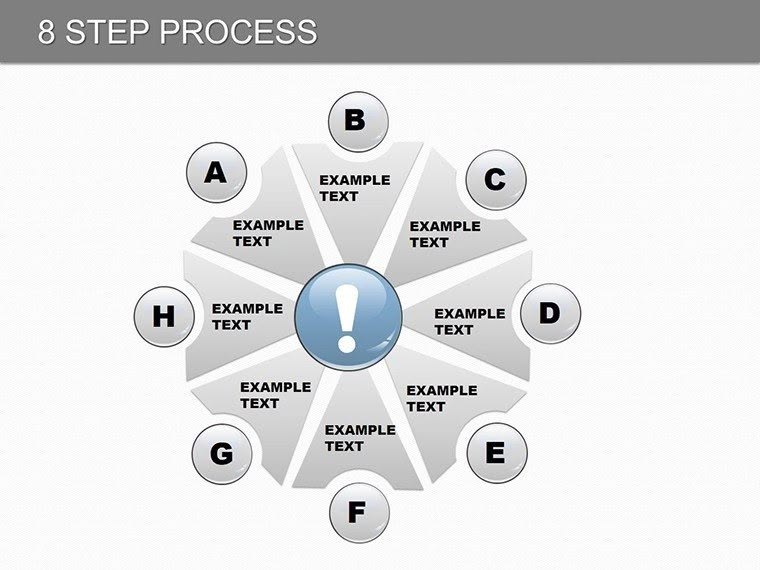 8 Step Process PowerPoint Charts | ImagineLayout.com