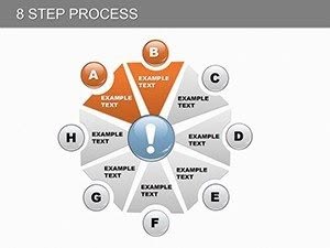 8 Step Process PowerPoint Charts | ImagineLayout.com