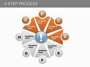 8 Step Process PowerPoint Charts | ImagineLayout.com