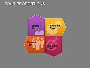 Four Proportions PowerPoint Charts | Download Template