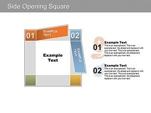 Square Cycle PowerPoint Charts Template | Download Presentation