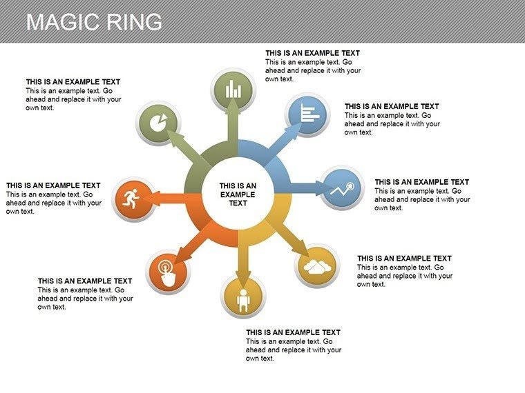 Magic Ring PowerPoint Charts Template - Presentations
