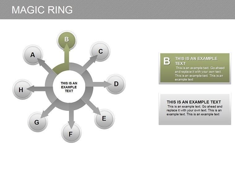 Magic Ring PowerPoint Charts Template - Presentations