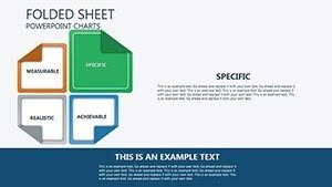 Folded Sheet PowerPoint charts