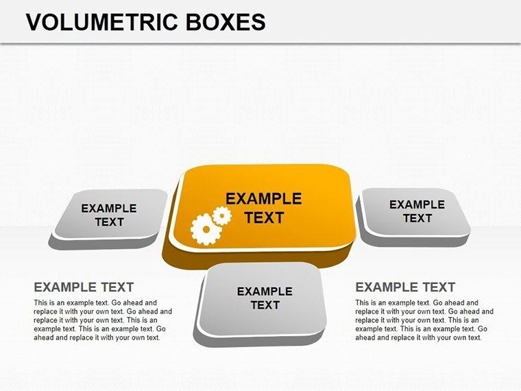 Volumetric Boxes PowerPoint Charts Template â€“ Download Presentation