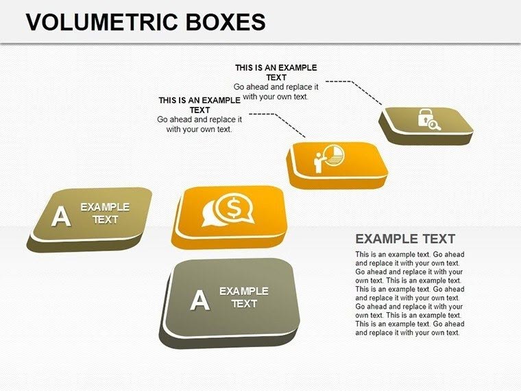 Volumetric Boxes PowerPoint Charts Template â€“ Download Presentation