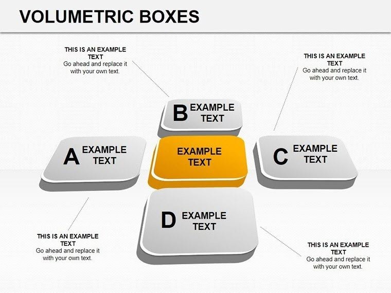 Volumetric Boxes PowerPoint Charts Template â€“ Download Presentation