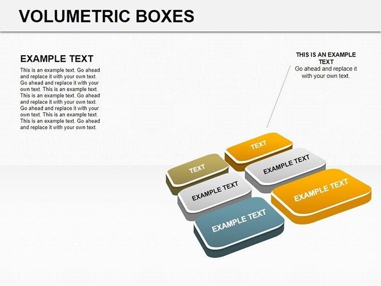 Volumetric Boxes PowerPoint Charts Template â€“ Download Presentation