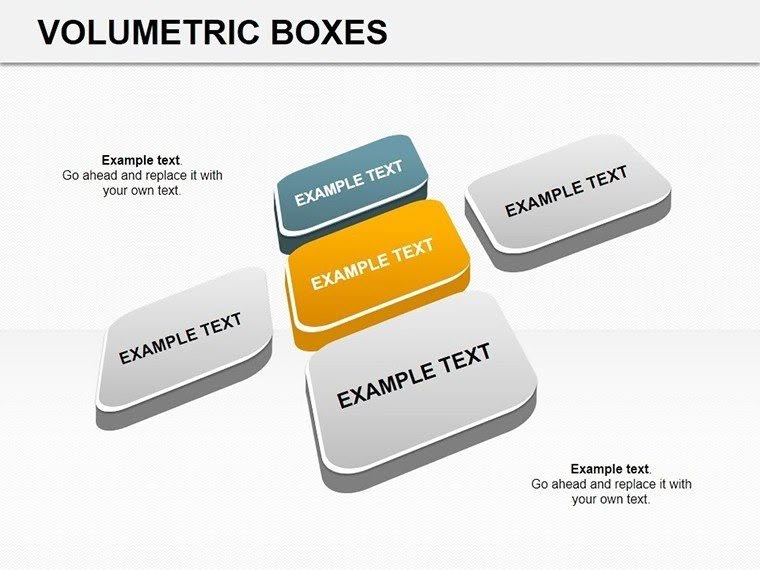 Volumetric Boxes PowerPoint Charts Template â€“ Download Presentation