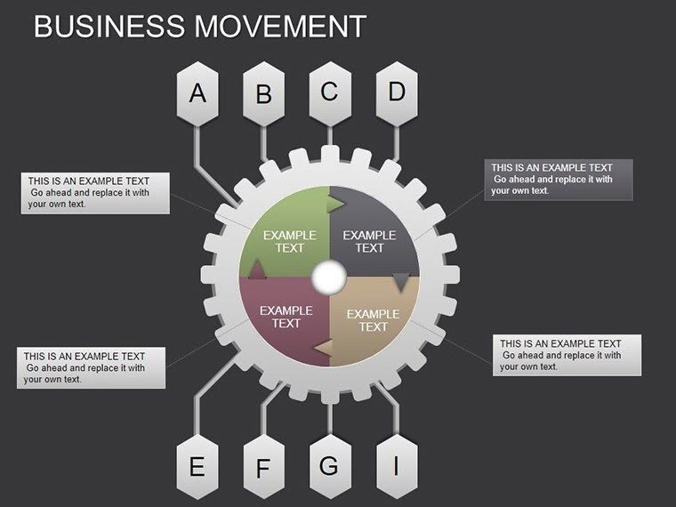 Business Movement PowerPoint Charts Template: Download PPTX