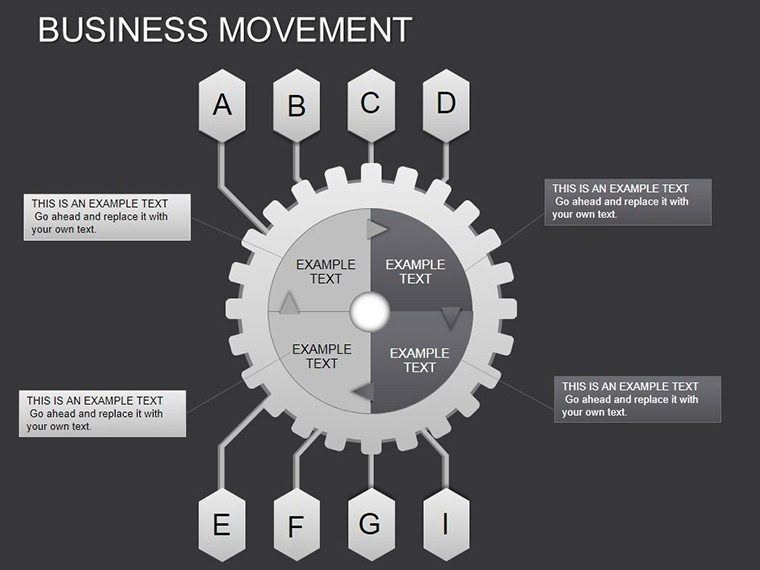 Business Movement PowerPoint Charts Template: Download PPTX