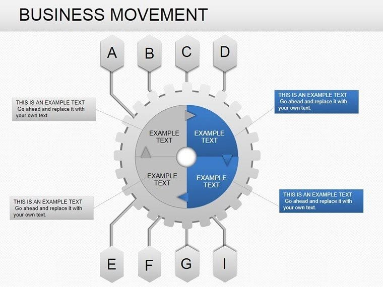Business Movement PowerPoint Charts Template: Download PPTX