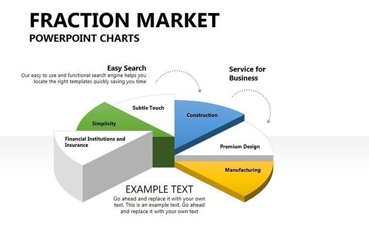 Fraction Market PowerPoint Charts Template - Presentation