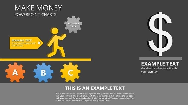 Make Money PowerPoint Charts Template - Presentation