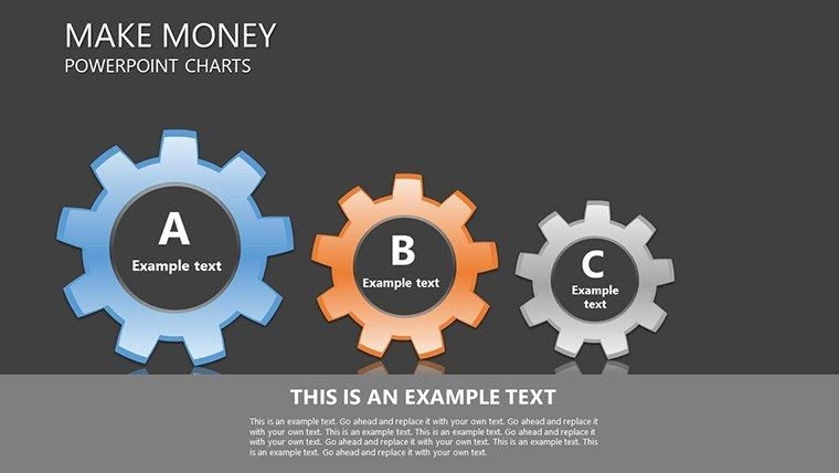 Make Money PowerPoint Charts Template - Presentation