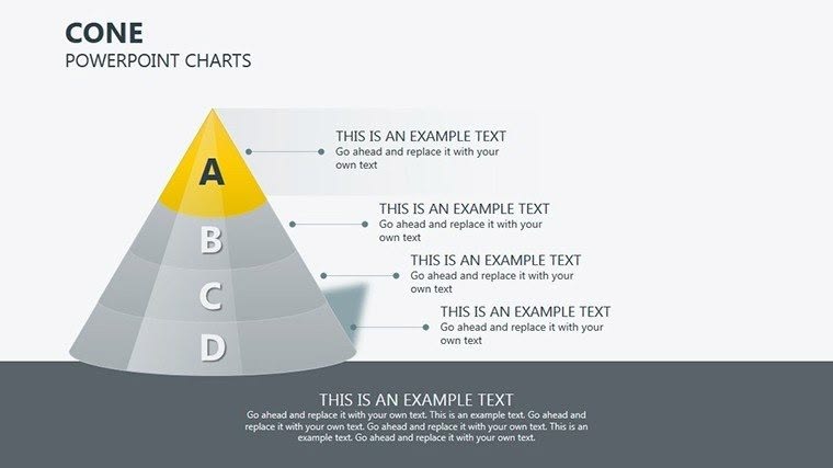 Cone PowerPoint Charts Template: Download PPTX