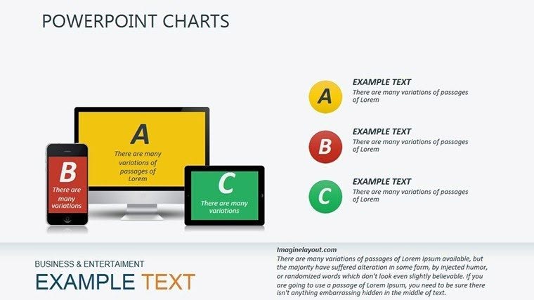 Working on Computer Equipment PowerPoint Charts - Download Template