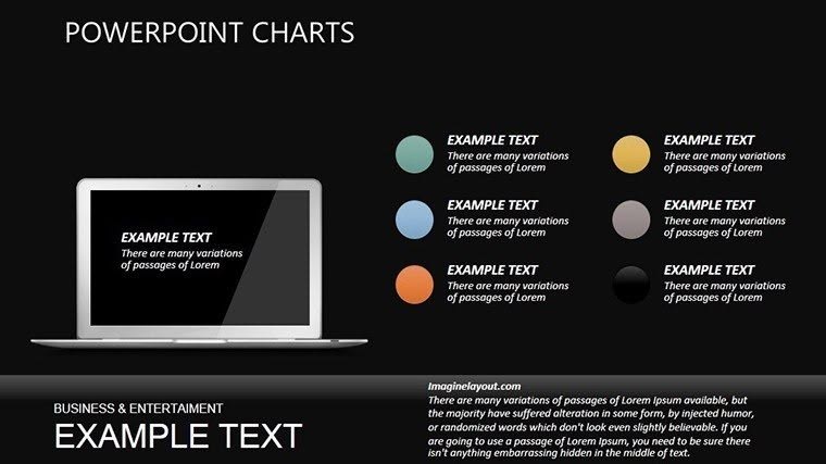 Working on Computer Equipment PowerPoint Charts - Download Template
