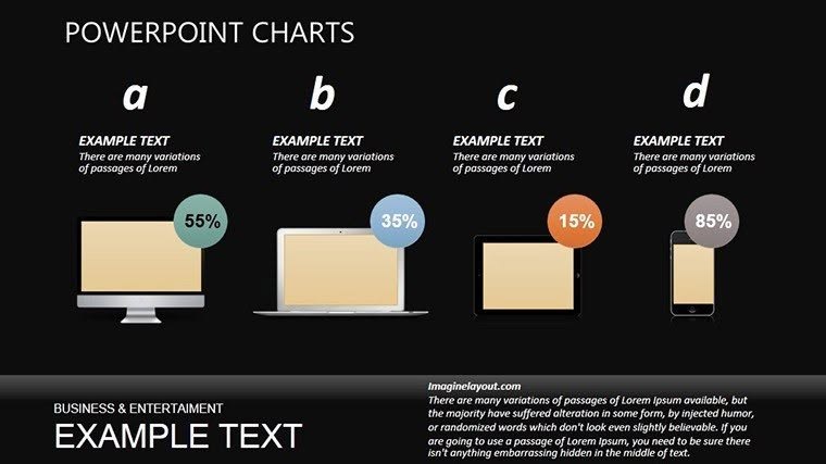 Working on Computer Equipment PowerPoint Charts - Download Template