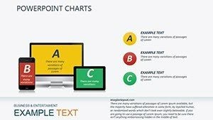 Working on Computer Equipment PowerPoint Charts - Download Template