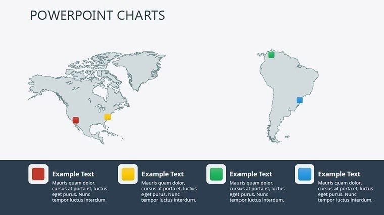 Map World Economy PowerPoint Charts Template - Download PPTX