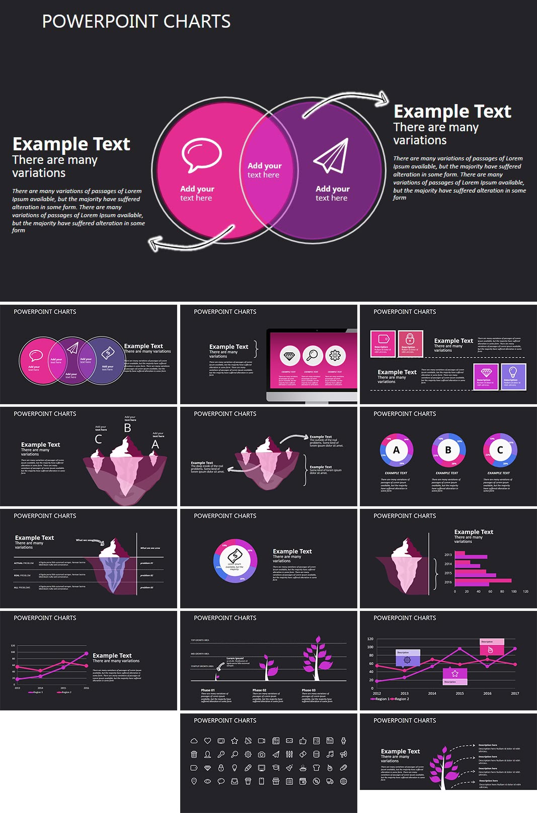 Choice and Estimation PowerPoint charts | ImagineLayout.com