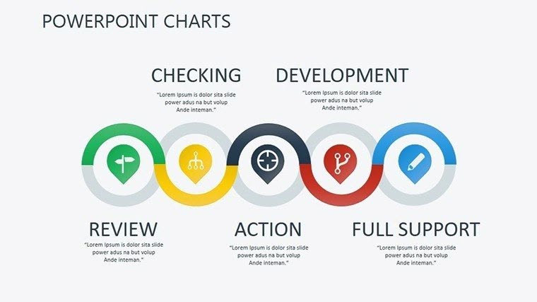 Houses for Rent PowerPoint Charts | Download Template