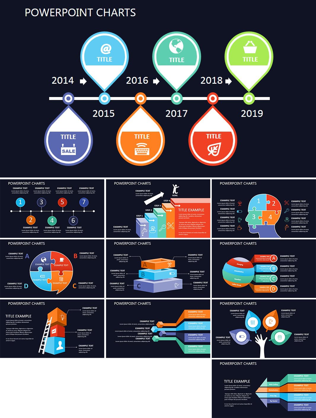 Decisive Definition PowerPoint charts | ImagineLayout.com